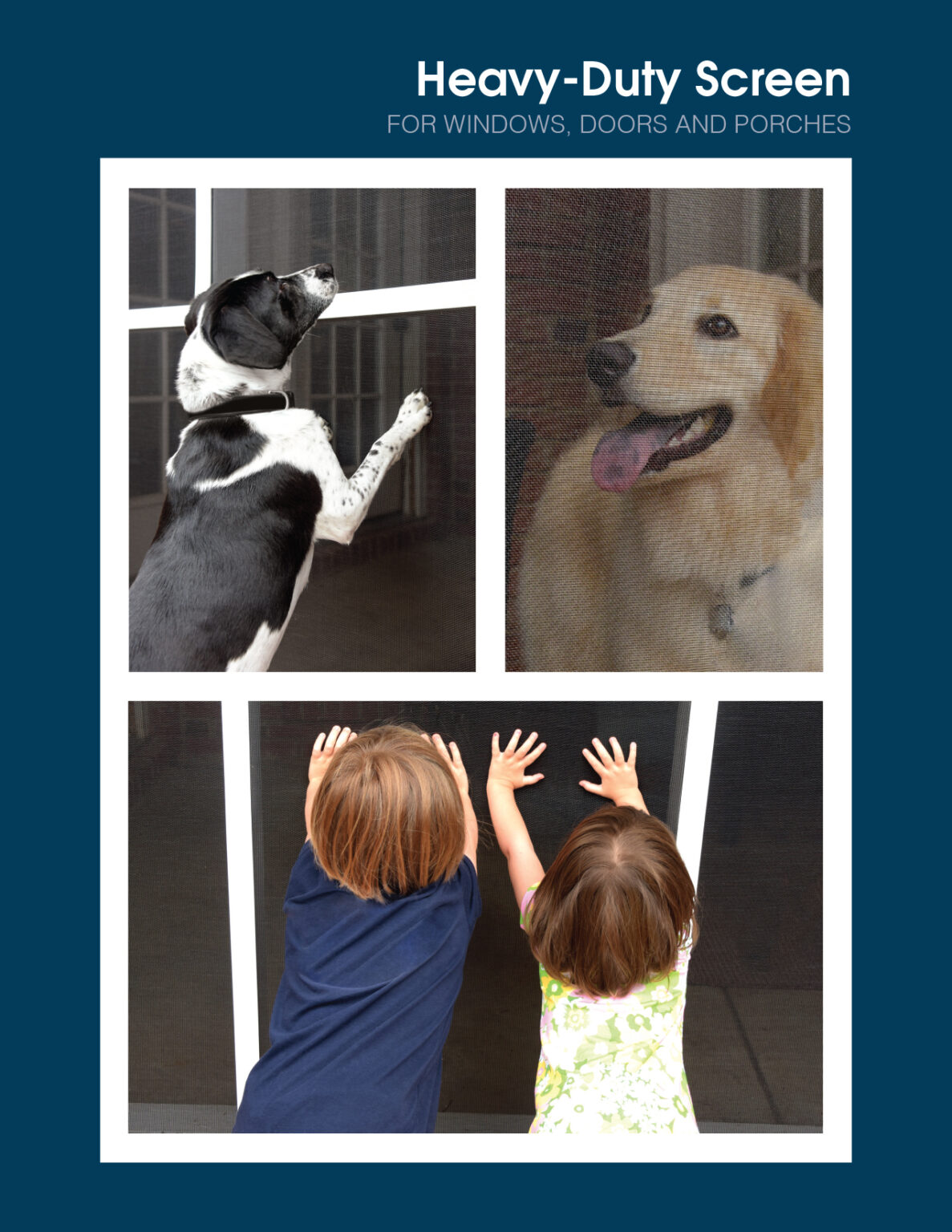 TuffScreen® Heavy-Duty Mesh Screen – 100′ Roll – Alumaline