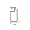 1″ x 7/16″ x 146″ .025 Screen Frame – North Star – Alumaline
