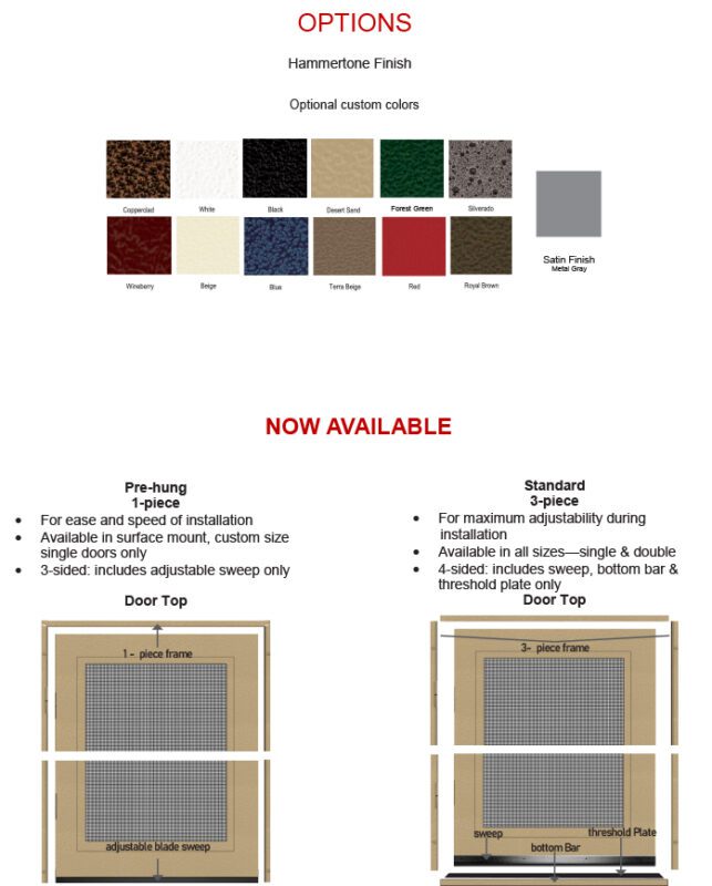 2 Panel Ultimate Security Sliding Screen Door – Alumaline