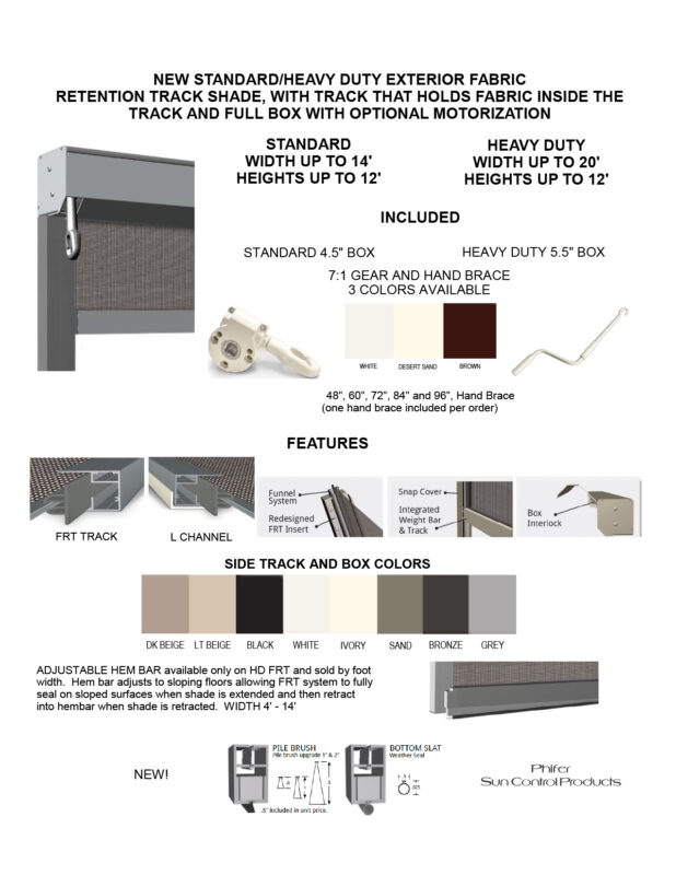 Fabric Retention Track Roll Shades – Alumaline